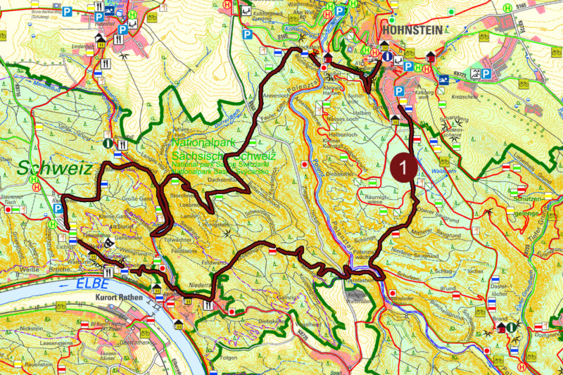Wandertouren • Hohnstein - Burgstadt am Fels : Sächsische Schweiz ...